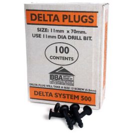 Delta Plugs Box of 100 | Secure Fixing For Cavity Drain Membranes